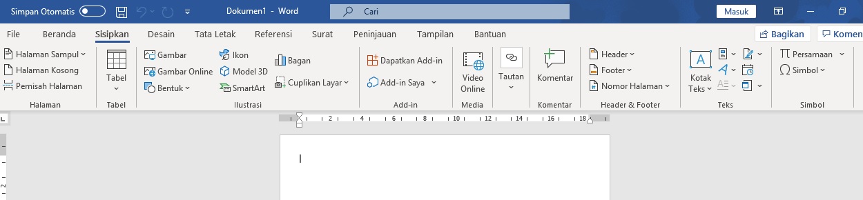 Penjelasan Fungsi Menu Insert Sisipkan Pada Microsoft Word Bora 